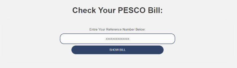 PESCO Online Bill - Check WAPDA Duplicate Bills and Print PESCOBILL
